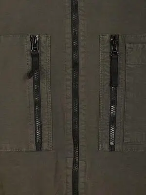 Stone Island Organic Cotton Ripstop Hooded Overshirt