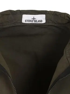 Stone Island Organic Cotton Ripstop Hooded Overshirt