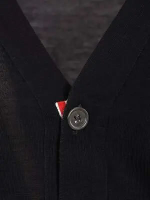 Thom Browne Classic 4-barrelled Merino Wool Cardigan