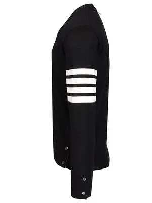Thom Browne Classic 4-bar Merino Wool Cardigan