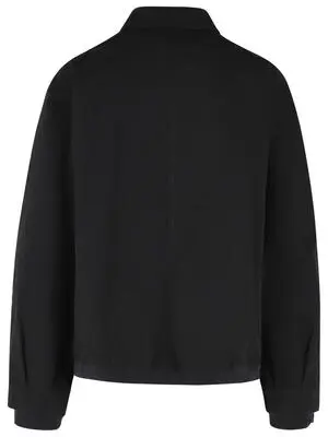 Sacai And Green Polyamide Reversible Jacket