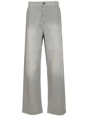 Miu Miu Long Trousers - Gray