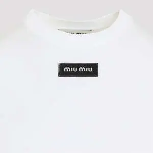 Miu Miu Logo Patch T-shirt