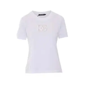 Dolce & Gabbana Dg Patch Logo T-shirt - White