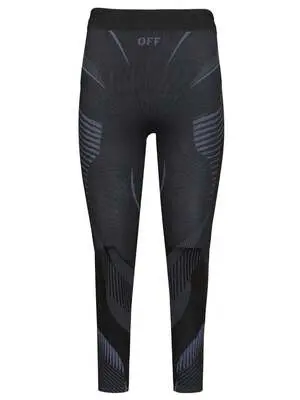 Off-White Racing Leggings - Black