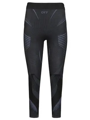 Off-White Racing Leggings - Black