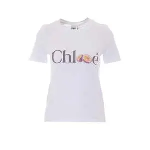 Chloé Logo T-shirt - White