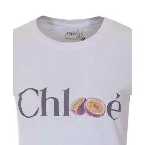 Chloé Logo T-shirt - White