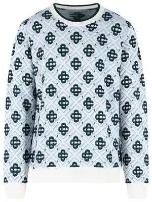 Casablanca Monogram' Multi Wool Sweater - Multicolor