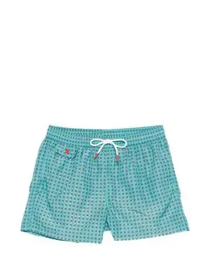 Kiton Geometric Print Swimsuit - Multicolor