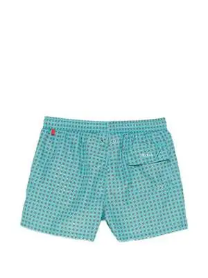 Kiton Geometric Print Swimsuit - Multicolor