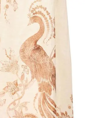 Zimmermann Indra Plunge Midi Dress