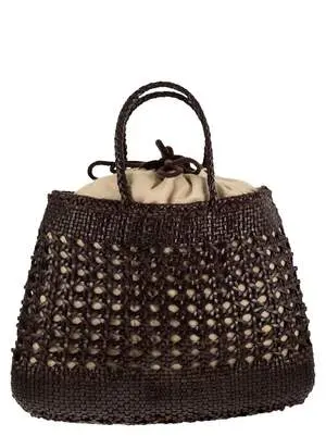 Dragon Diffusion Santa Cano Braided Leather Bag