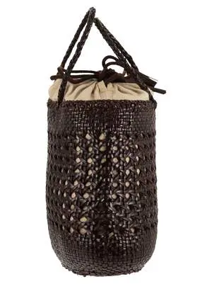 Dragon Diffusion Santa Cano Braided Leather Bag