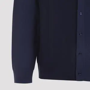 Paul Smith Wool Knit Cardigan Shirt - Blue