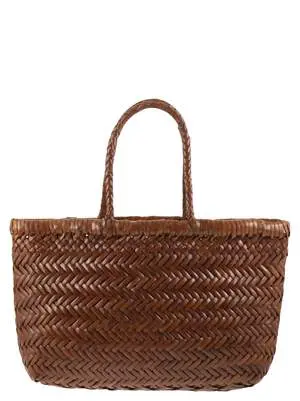 Dragon Diffusion Gora Woven Leather Handbag