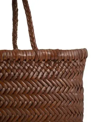 Dragon Diffusion Gora Woven Leather Handbag