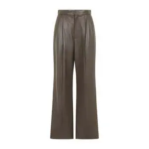 Bottega Veneta Soft Leather Pants - Green