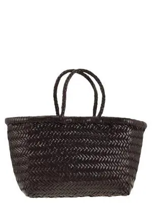Dragon Diffusion Triple Jump Small Woven Leather Bag