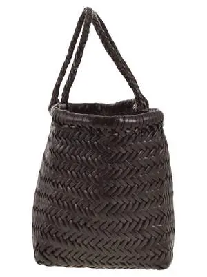 Dragon Diffusion Triple Jump Small Woven Leather Bag