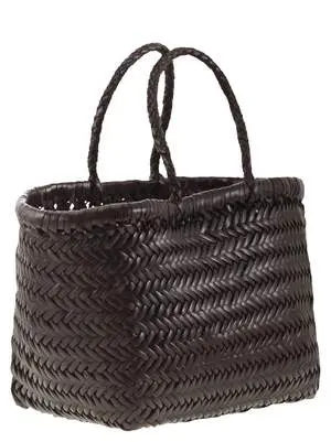 Dragon Diffusion Triple Jump Small Woven Leather Bag