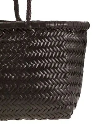 Dragon Diffusion Woven Leather Bag - Brown