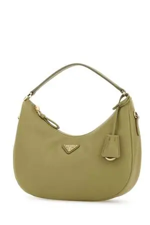 Prada Sage Leather Handbag