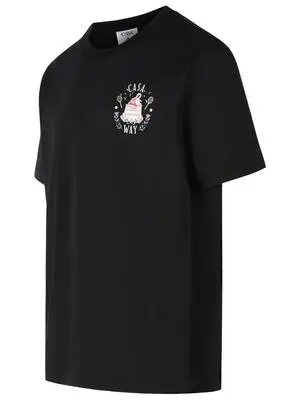 Casablanca Casaway' Cotton T-shirt - Black