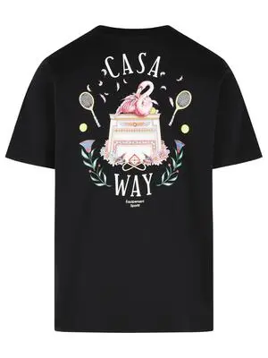 Casablanca Casaway' Cotton T-shirt - Black