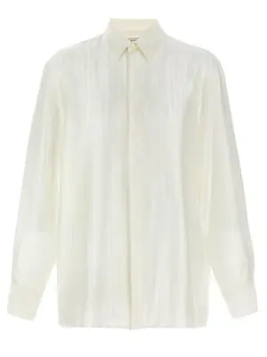 Saint Laurent Striped Shirt - White