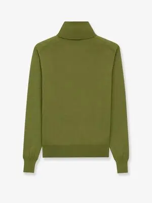 Saint Laurent Cashmere, Wool And Silk Turtleneck Sweater - Multicolor