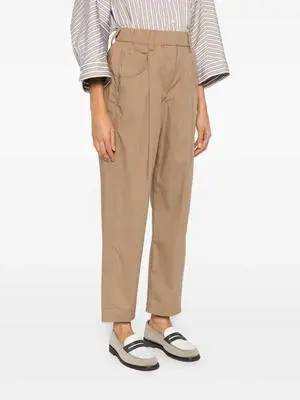 Brunello Cucinelli Stretch Pants - Brown