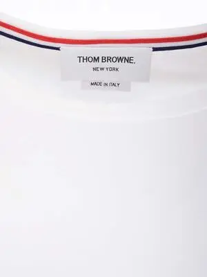 Thom Browne Rwb Stripe T-shirt - White