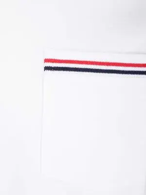 Thom Browne Rwb Stripe T-shirt - White