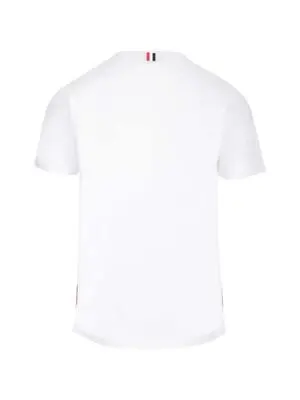 Thom Browne Rwb Stripe T-shirt - White
