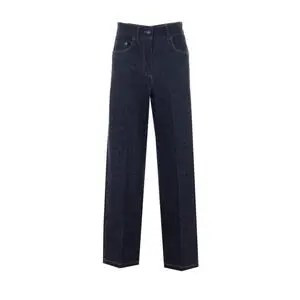 Max Mara Straight-leg Denim Pants - Blue