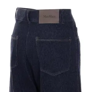Max Mara Straight-leg Denim Pants - Blue