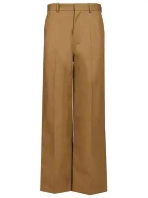 Balenciaga Wide Chino Trousers - Cream
