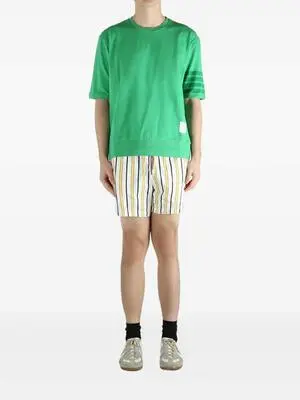 Thom Browne T-shirt With Striped Detail