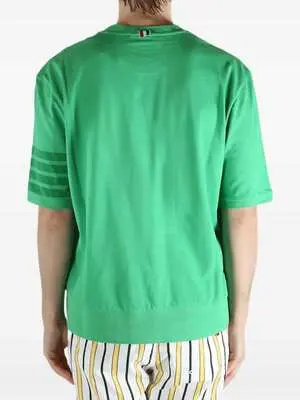 Thom Browne T-shirt With Striped Detail