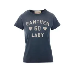 Valentino Garavani Panther Lady Printed T-shirt - Black