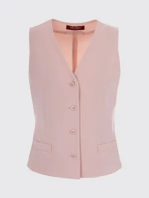 Max Mara Single-breasted Vest - Pink