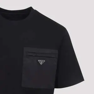 Prada Re-nylon Jersey T-shirt - Black