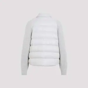 Brunello Cucinelli Hybrid Padded Jacket - Gray