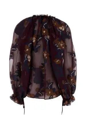 Etro Embroidered Silk Blend Shirt