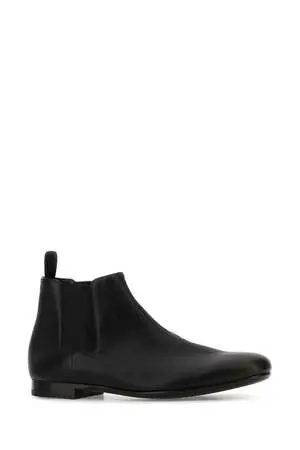 Prada Leather Ankle Boots