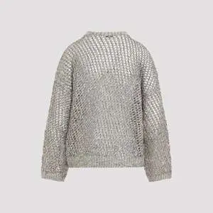 Brunello Cucinelli Fish-net Sweater - Multicolor