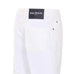 Balmain Tailored Jeans - White