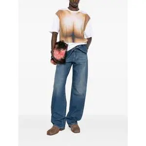 JEAN PAUL GAULTIER Trompe L'oeil Print T-shirt - White