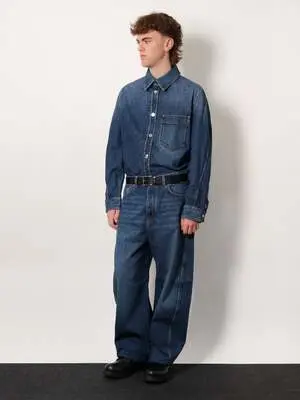 Givenchy Overshirt Denim Shirt - Blue